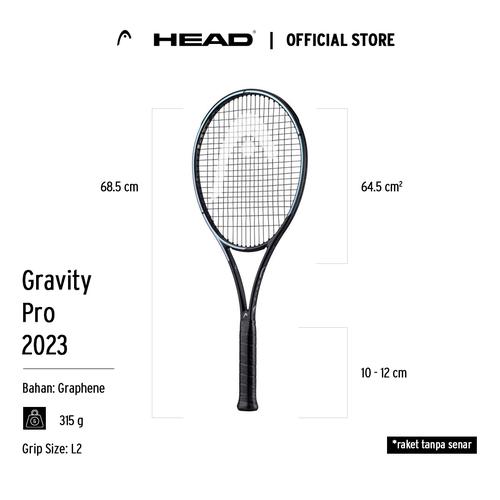 Promo HEAD Racket Gravity Pro 2023 FREE Coverbag - Raket Tennis Tanpa ...