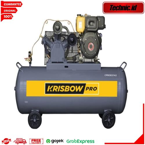 Jual Krisbow Cpbde0742 Kompresor Angin Diesel 7.5hp 420l 12bar - Kota ...