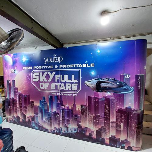 Jual Backwall/Backdrop Portable Pameran 3 X 5 straight Plus express ...