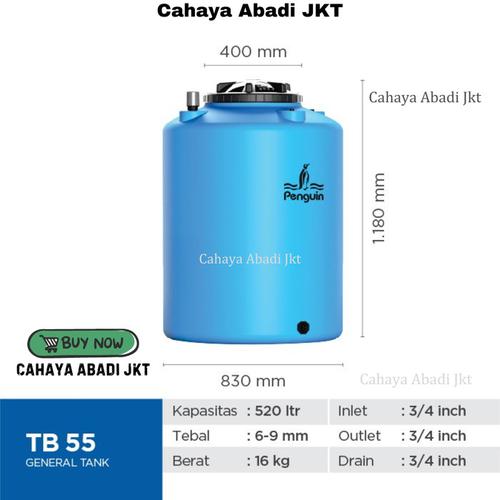 Jual Penguin Tangki | Toren TB55 | Tandon Air TB 55 520 liter - Jakarta ...