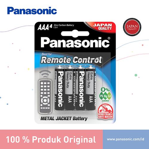Promo Panasonic Baterai Remote Hitam ukuran AAA / A3 Size Manganese 4pc ...