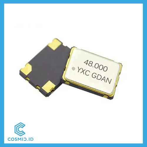 Jual Crystal 48MHz active 4 pin Xtal 48 Mhz aktif 4pin SMD 7050 - Kab ...