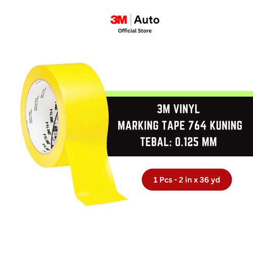 Promo 3M Vinyl Marking Tape 764 Kuning, 48mm x 33m tebal: 0.125 mm ...