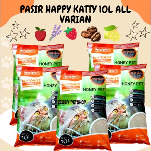 Jual PASIR KUCING WANGI GUMPAL BENTONITE 10L HAPPY KATTY - CAT LITTER - Jakarta Barat - Crown ...