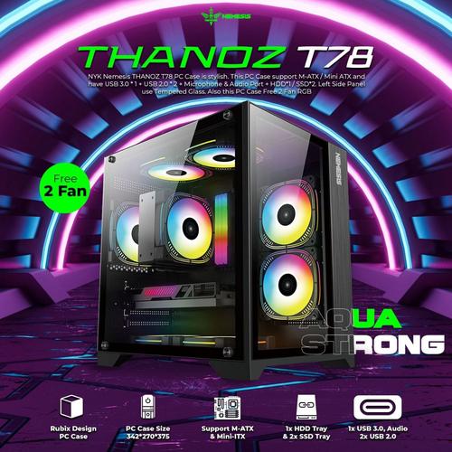 Jual PC CASE GAMING NYK NEMESIS T78 THANOZ - Kota Pontianak - Elite ...