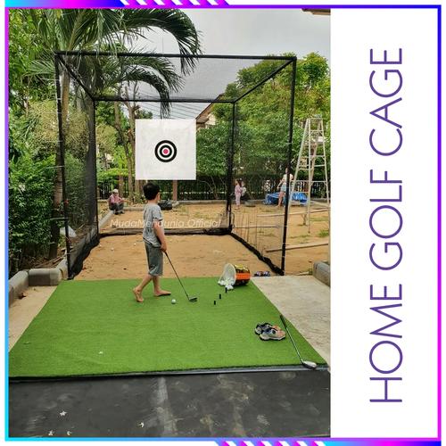 Jual jaring golf driving 3mx3mx3m sudah termasuk tambang keliling ...