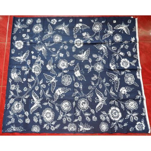 Jual Kain Batik Full Tulis Indigo Prima Motif Kembang - Kota Surakarta ...