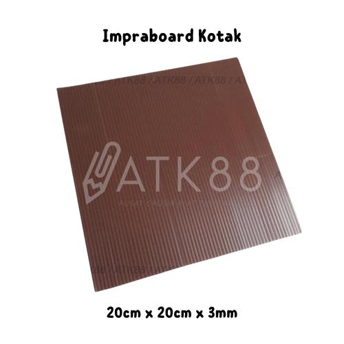 Jual Impraboard Kotak 20 x 20 cm / Infraboard Board Alas Tatakan Kue ...