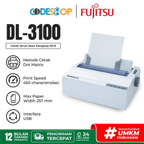 Promo Fujitsu DL3100 Printer Kasir Dot Matrix Continuous A4 A5 A6 USB Cicil 0% 3x - Jakarta ...