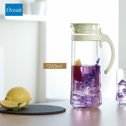 Promo Ocean Patio Pitcher 1265ml/ Water Jug Kaca - White - Jakarta ...