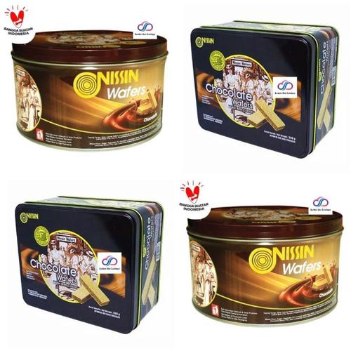 Jual Nissin Wafer Chocolate 180 gr kaleng Nissin Wafer Chocolate Mini ...