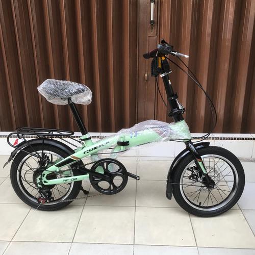 Jual Sepeda Lipat 16 Rubick FOLDY DISCBRAKE Rem Cakram - Hitam - Kota ...
