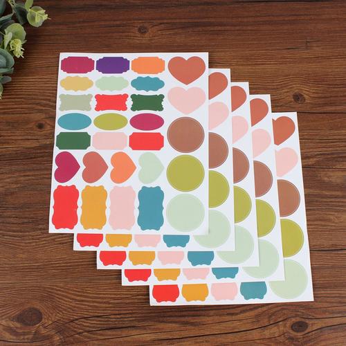 Jual Stiker Sticker Label Decal Name Tag Warna Warni Tempelan Penanda ...