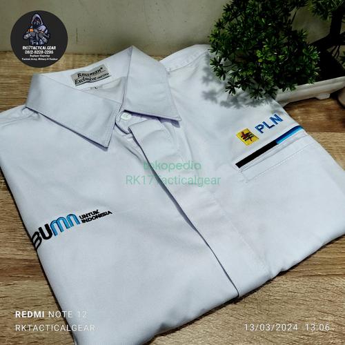 Promo KEMEJA BUMN PLN TERBARU 2024 | SERAGAM PDH/PDL BUMN PLN NAVI ...