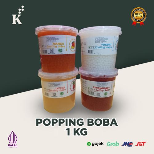 Jual Popping Boba 1 kg Rasa Strawberry, Mango, Lychee - Kota Tangerang ...
