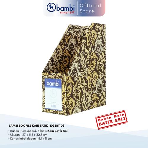 Promo Bambi Magazine File / Box File Batik Asli – 1033BT Brown - Kota ...