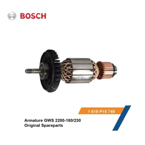 Jual Rotor / Armature / Angker Gerinda BOSCH GWS 2200-180 7" - Original ...