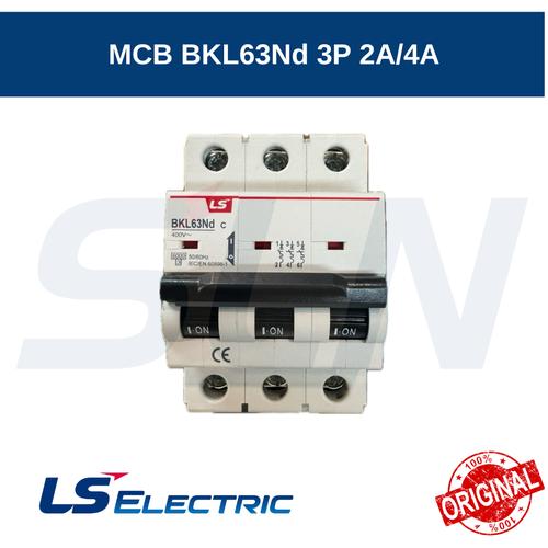 Jual MCB BKL63Nd 3P 3PHASE 2A / 4A Ampere 6kA LS Electric - Jakarta Pusat - Sentral Listrik ...