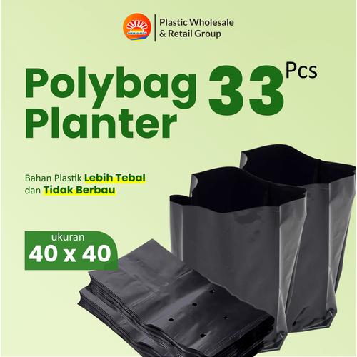Jual POLYBAG / POLIBAG / POLIBAG MEDIA TANAM UKURAN 40X40 HITAM - Kab ...