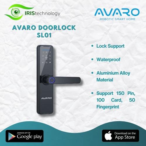 Jual AVARO Smart Door Lock Handle RFID- Fingerprint Waterproof - SL01 - Kota Yogyakarta - IRIS ...