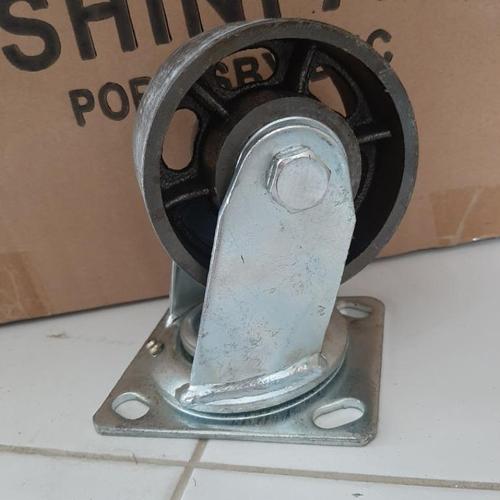 Jual RODA TROLLEY TROLI BESI 4 INCH HIDUP ATAU PUTAR - Jakarta Utara ...