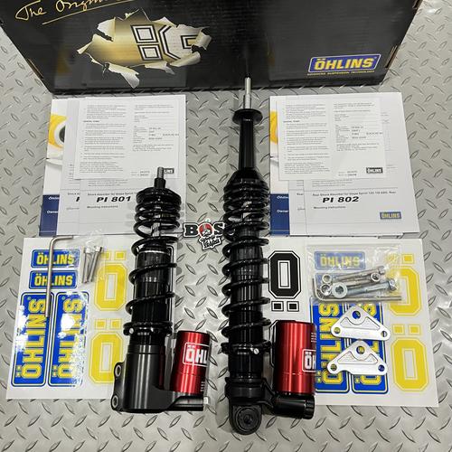 Promo Shock Tabung Ohlins 801 & 802 Black Red Vespa Sprint Prima GTS S ...