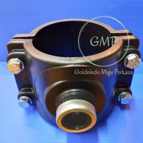 Jual Clamp Saddle Pipa HDPE 8" x 2" inch 1" 2" 3" - 8" x 1" - Jakarta ...