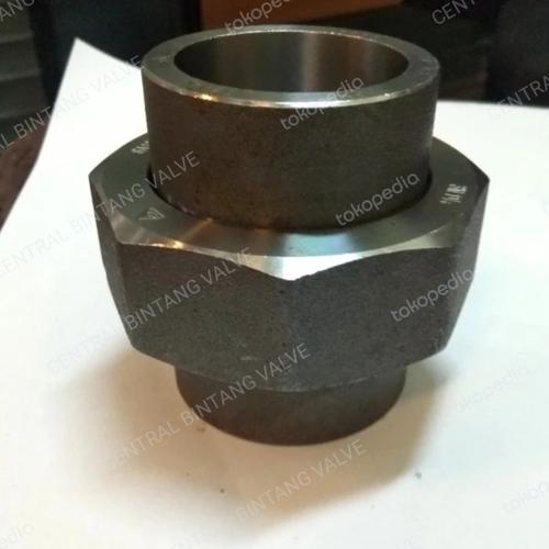 Jual watermur besi class 3000 socket weld size 2"inch/union sw carbon ...