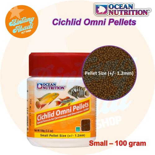 Jual Ocean Nutrition Cichlid Omni Pellets Small 100gr ON Makanan Ikan ...