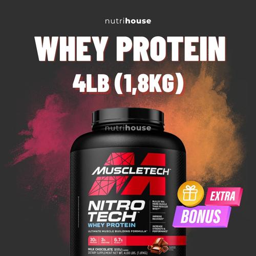 Jual Muscletech Nitrotech Performance 4lb Nitro Tech Whey Protein ...