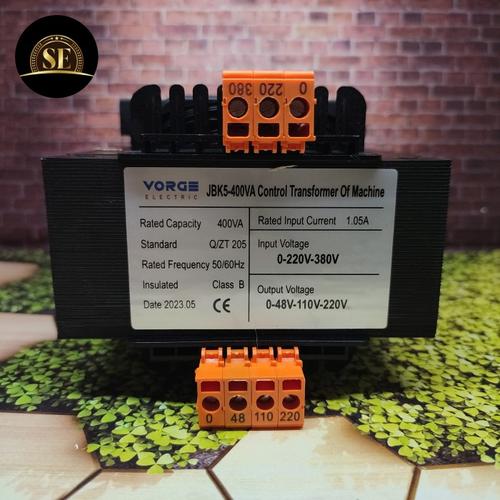 Jual VORGE Transformer Trafo Step Down JBK5 400VA OUT 220V/110V/48V - Jakarta Barat - Starindo ...
