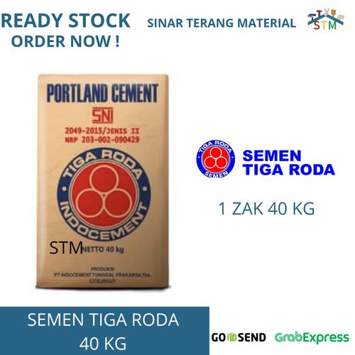 Jual SEMEN TIGA RODA 4 KG / 40 KG / SEMEN 3 RODA 40 KG / ZAK - 4 KG - Kota Tangerang Selatan ...