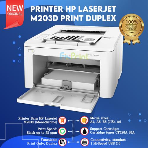 Jual Printer LaserJet M203d Mono Print Only Duplex Garansi (G3Q50A ...