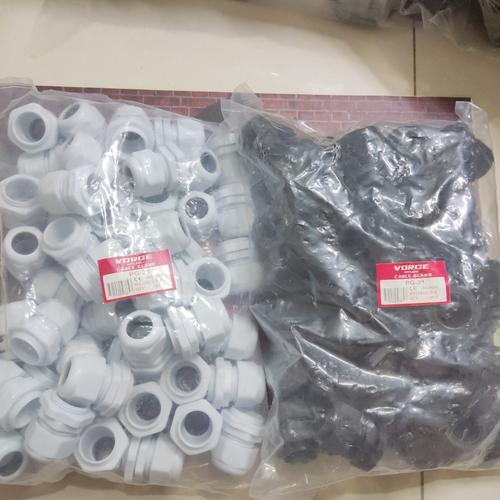 Jual Kabel gland PG-21 VORGE cable gland putih dan hitam PG21 - Jakarta ...