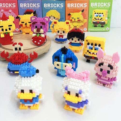 Jual Nano Block Model DIY Bricks Mini Sanrio Melody Chinamorol Kuromi ...