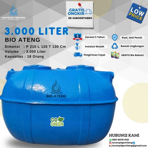 Promo Bio Septic Tank 3.000 Liter, Bio Ateng Tipe AG 3000 - 3.000 liter ...