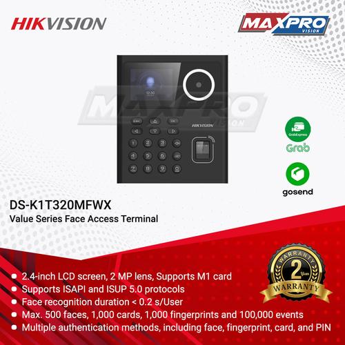 Jual DS-K1T320MFWX - HIKVISION ACCESS CONTROL SUPPORT WIRELESS ...