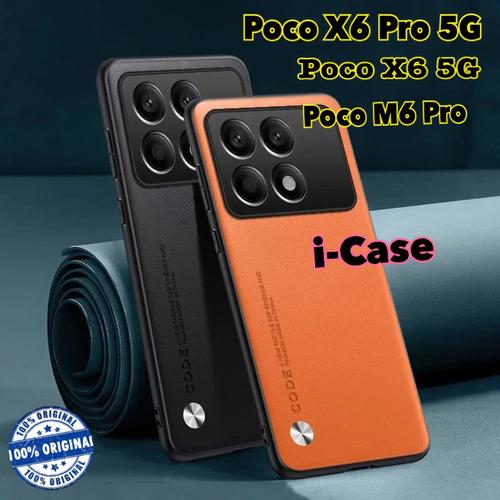 Jual Poco X6 / X6 Pro 5G M6 Pro Soft Case Leather CODE casing Cover ...