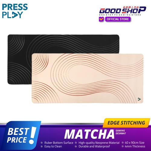 Jual MATCHA Gaming Mousepad Deskmat by Press Play - BLACK - Jakarta ...
