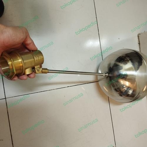 Jual Floating Valve Pelampung Tangki Kuningan 1 1/2" inchi DN 40 ...