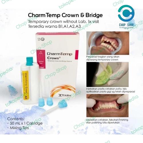 Promo ORIGINAL CharmTemp Temporary Crown Bridge Smartemp Charm Temp ...