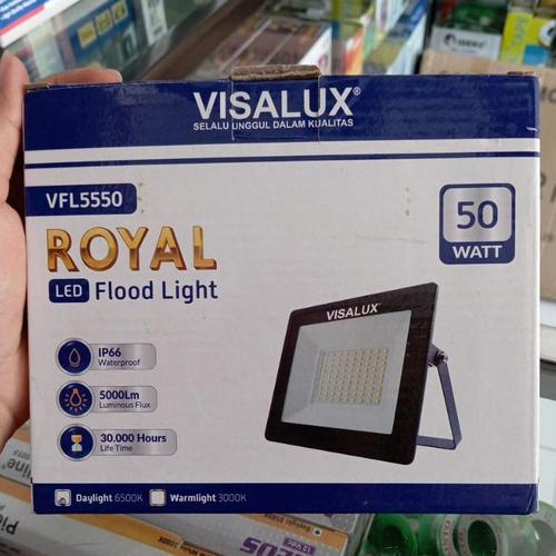 Jual Termurah Lampu sorot LED Flood light Visalux VFL - 5550 Daylight Royal - Putih - Jakarta ...