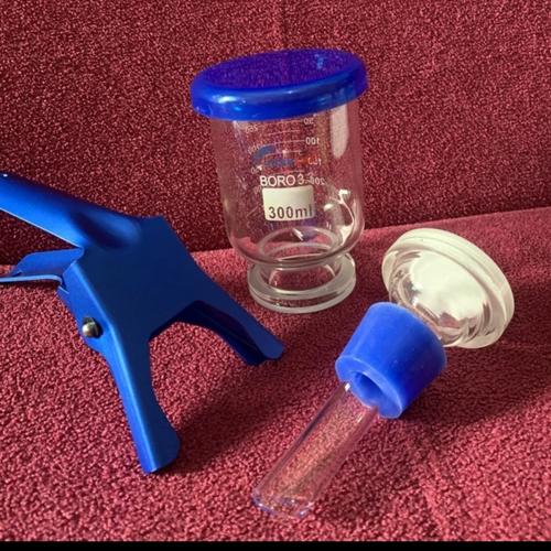 Jual Filter Funnel rubber connection with clamp for vacuum Filtration ...