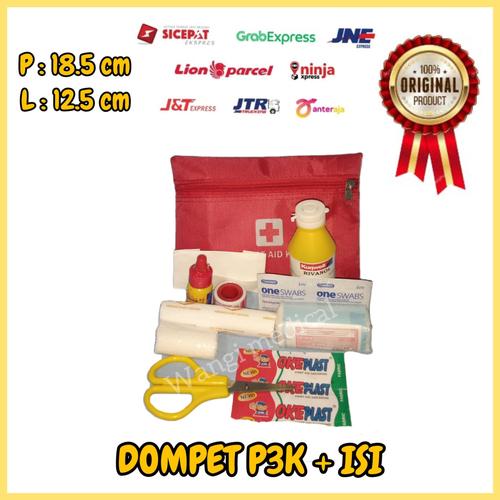 Jual SET P3K DOMPET | FIRST AID KIT + ISI | POUCH P3K - Kota Depok ...