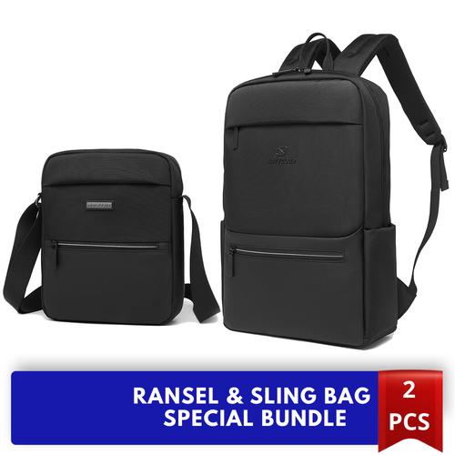 Promo Tas Ransel Kasual Navy Club CBJB + Tas Selempang Navy Club EGB ...
