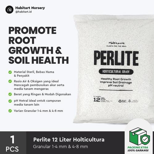 Jual Habitart Perlite 12 Liter - Media Tanam Premium 'Potting Mix Soil' - 1-4 mm - Kab ...
