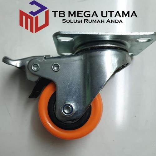 Jual Roda Roli Muller 2" Hidup + Rem | Roda Trolley Dua Inch - Kota ...