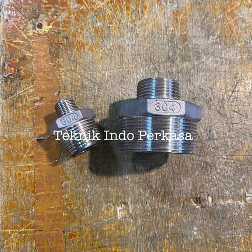 Jual Double Nepple Reducer / Nepel reducer 2 x 2 1/2" Inch stainless 304 - Jakarta Barat ...