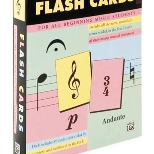Jual NO.1 COLOR CODED FLASH CARDS FLASHCARD MUSIC ALFRED KARTU BELAJAR ...