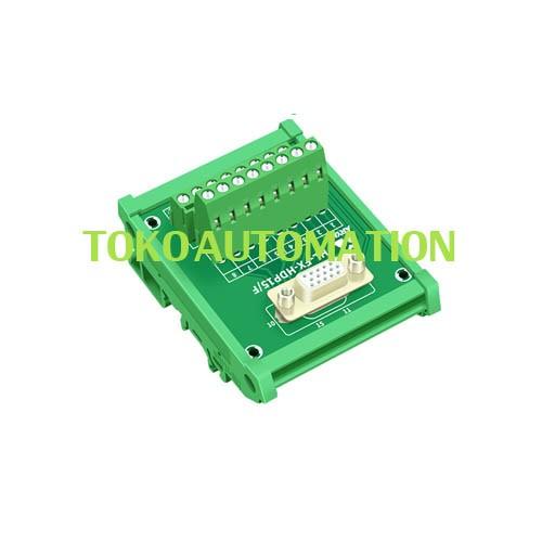 Jual HDP15 DP15 DB15 Female D-Sub 15 DIN Rail Terminal Breakout Module ...